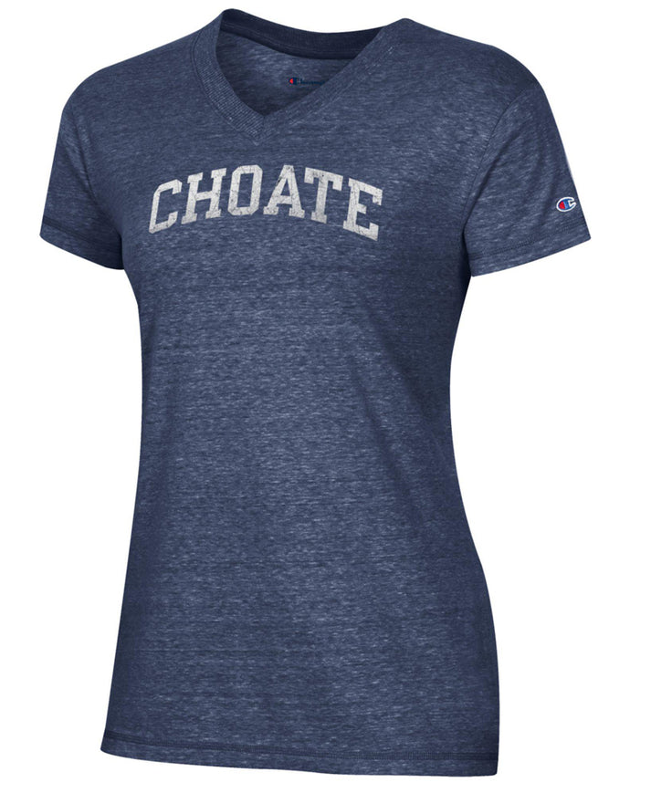 Champion® Women's Tri-Blend V-Neck Tee – Choate Store